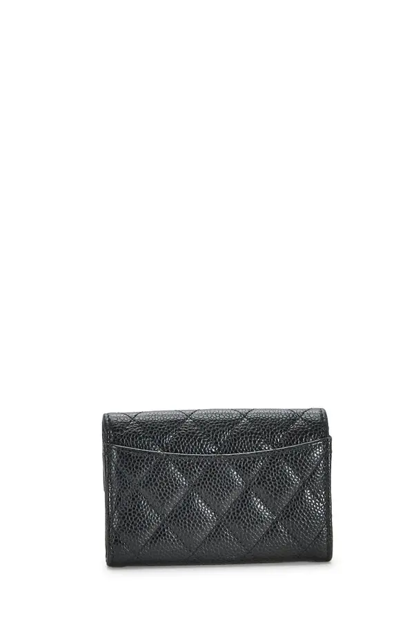 Chanel Caviar Classic Flap Card Holder