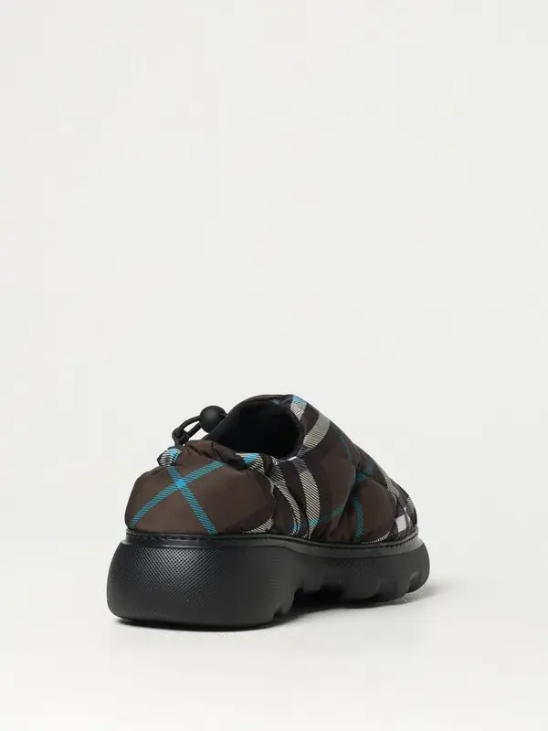 Burberry Checked Quilted Sneakers - Black