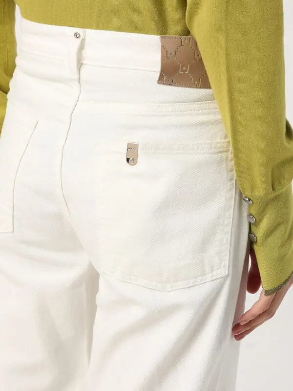 Liu Jo Wide Leg Pants - White
