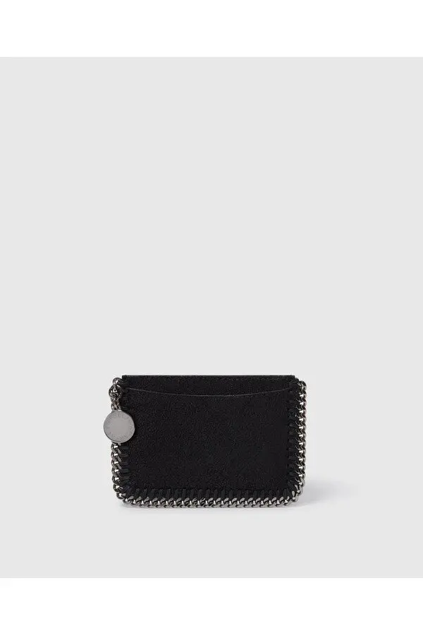 Stella McCartney Falabella Zipper Cardholder - Black