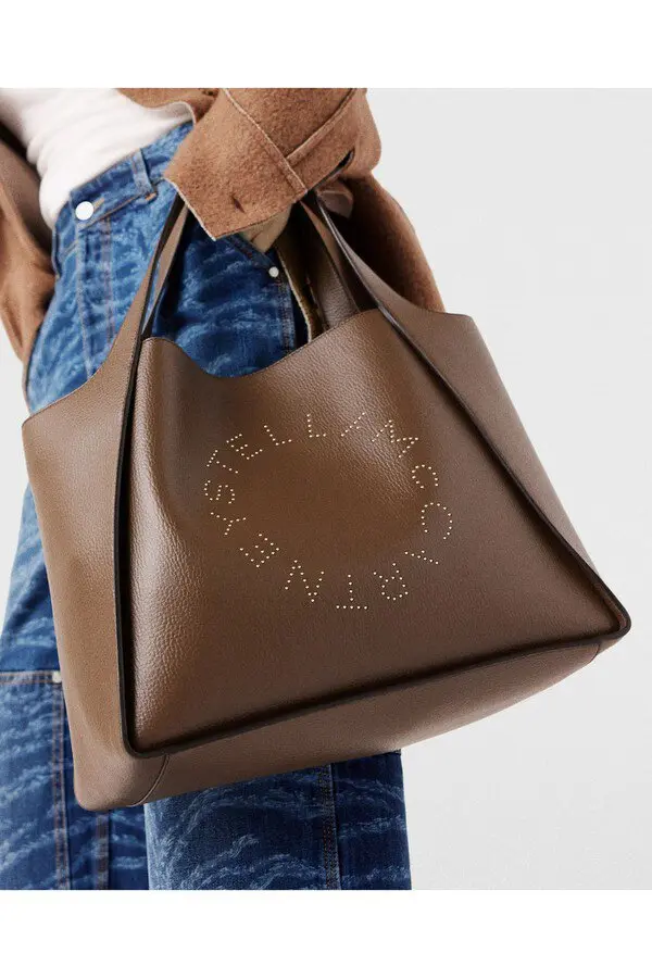 Stella McCartney Logo Large Tote Bag - Red