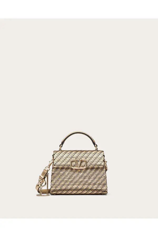Valentino Garavani Vsling Mini Woven Handbag