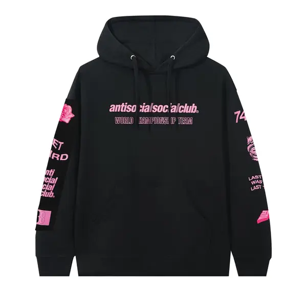 ANTI SOCIAL SOCIAL CLUB Mantras Hooded Sweatshirt - Black