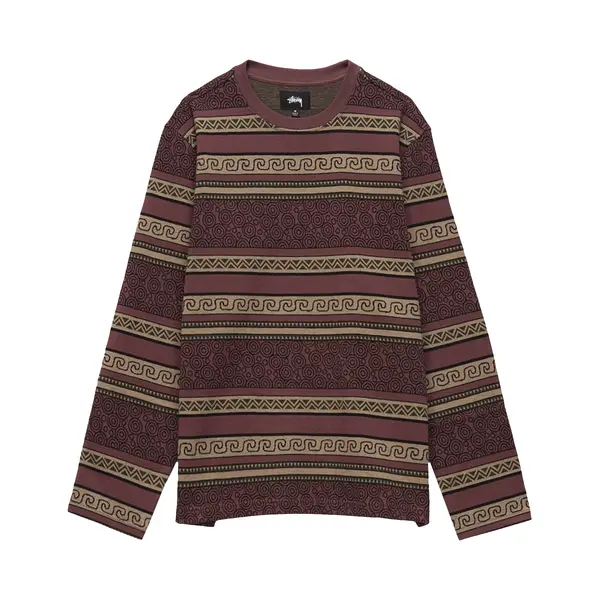StÜssy Sumatra Long-sleeve Tee 'maroon - Red