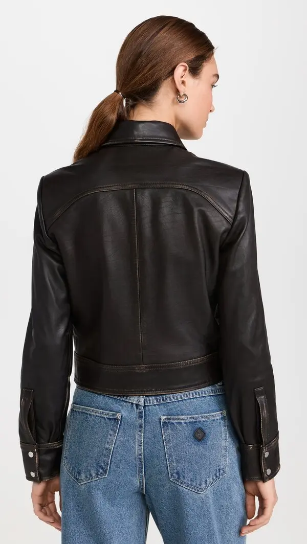 IRO PARIS Demet Leather Jacket