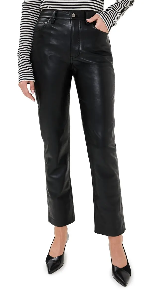 ANINE BING Bruno Pants - Black