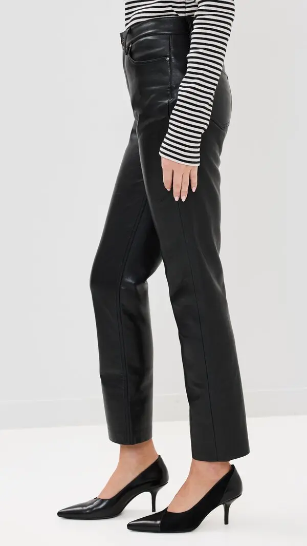 ANINE BING Bruno Pants - Black