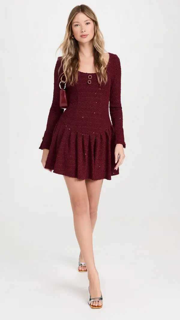 Black Halo Maverick Mini Dress In Ravishing Rouge - 80% Off | Editorialist