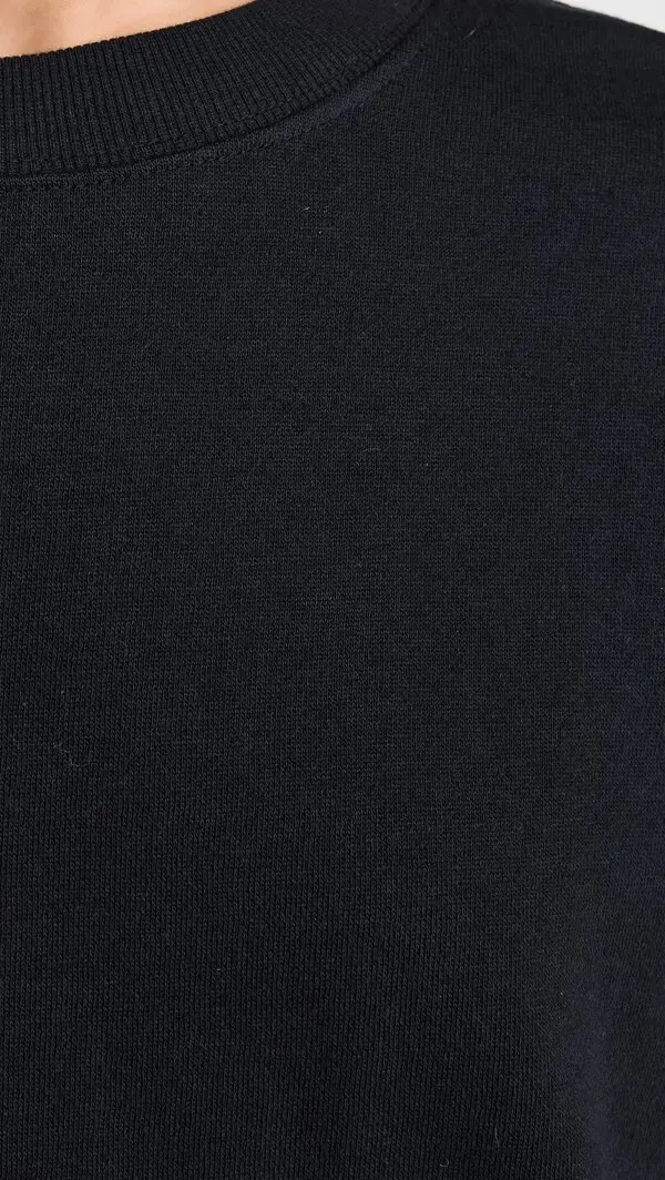 Z Supply Crewneck Fleece Sweatshirt - Black