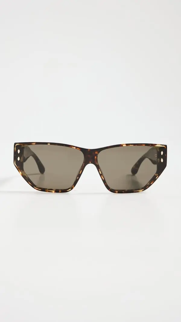 Isabel Marant Narrow Flat Top Sunglasses