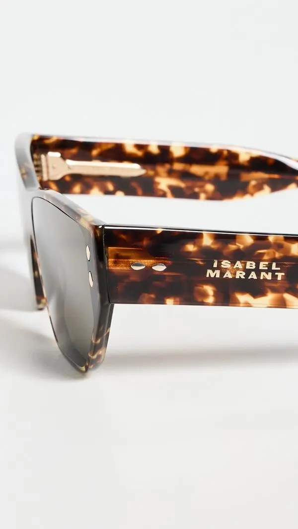 Isabel Marant Narrow Flat Top Sunglasses