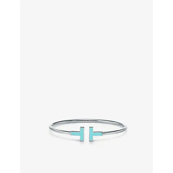 Tiffany & Co. T 18ct White- And Turquoise Bracelet - Gold
