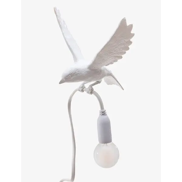 SELETTI Sparrow Taking Off Resin Clamp Lamp 100cm