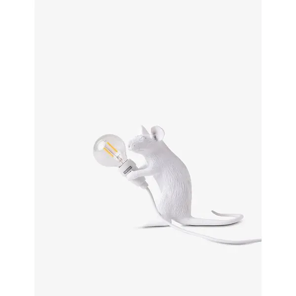 SELETTI Mouse Resin Usb Lamp 12.5cm - One-color