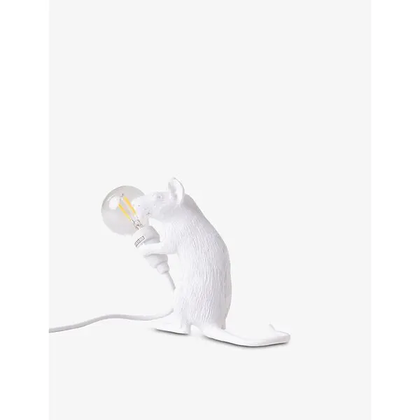 SELETTI Mouse Resin Usb Lamp 12.5cm - One-color