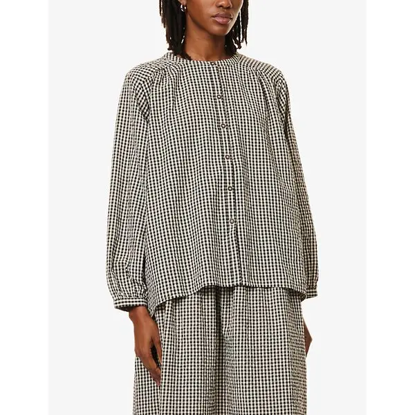 Posse Mira Gingham-print Cotton Shirt