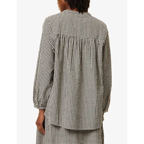 Posse Mira Gingham-print Cotton Shirt