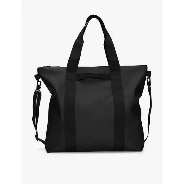 Rains Waterproof Coated-shell Tote Bag - 01 Black