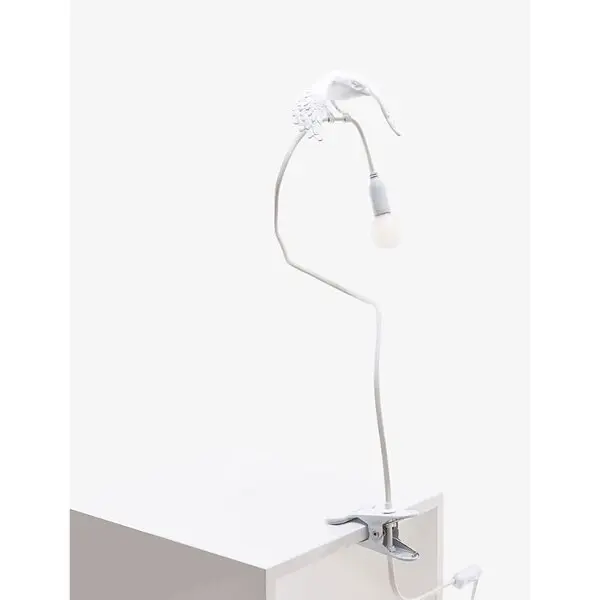 SELETTI Sparrow Taking Off Resin Clamp Lamp 100cm