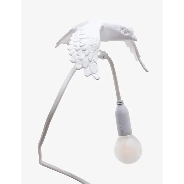 SELETTI Sparrow Taking Off Resin Clamp Lamp 100cm