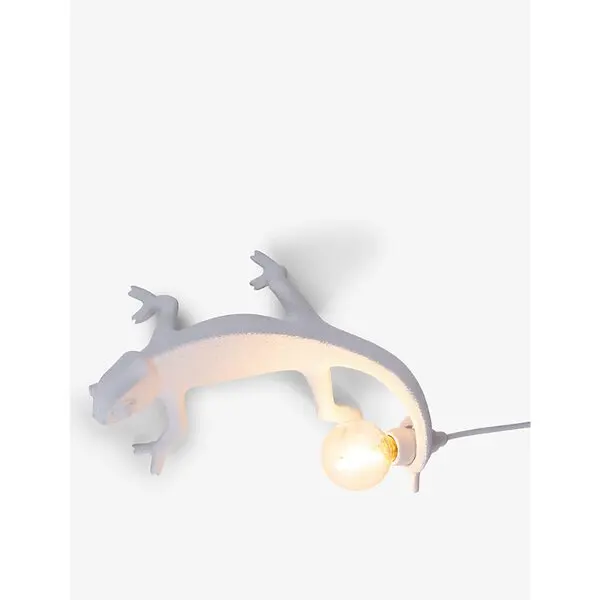 SELETTI Chameleon Going Up Resin Lamp 21cm