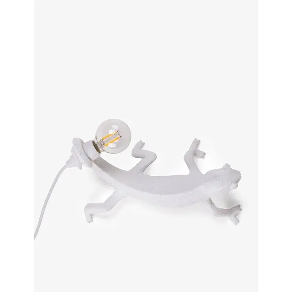 SELETTI Chameleon Going Down Resin Lamp 17cm - One-color