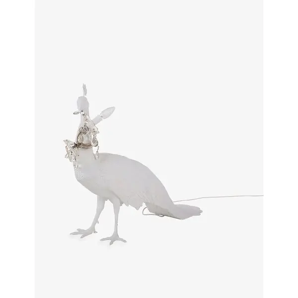 SELETTI Peacock Resin Indoor Lamp 100cm