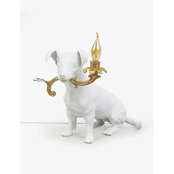 SELETTI Rio Dog Resin Lamp 34cm - One-color