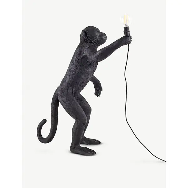 SELETTI Standing Monkey Resin Lamp 54cm