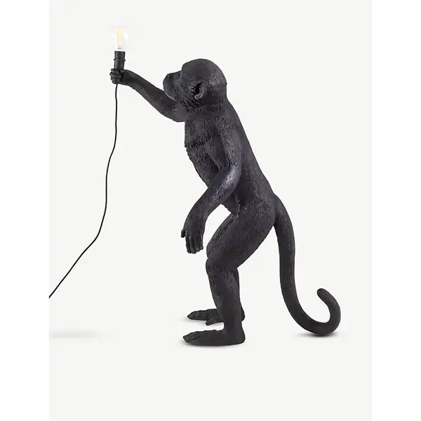 SELETTI Standing Monkey Resin Lamp 54cm