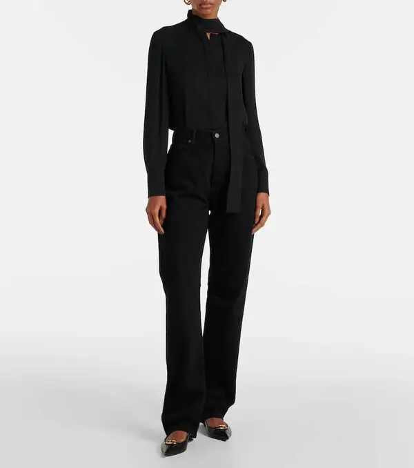 Valentino Garavani High-rise Straight Jeans