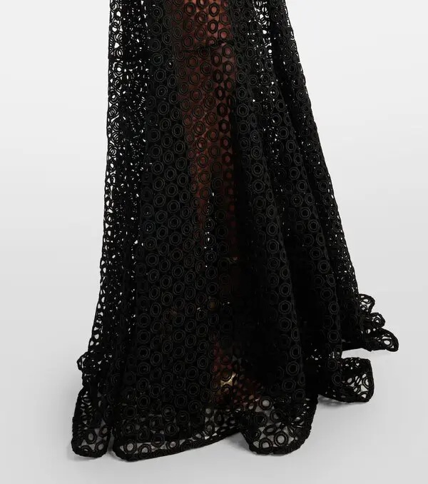 David Koma Macrame Gown