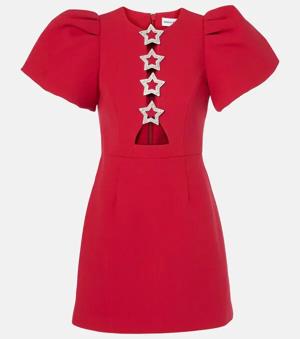 Rebecca Vallance Akari Puff-sleeve Minidress