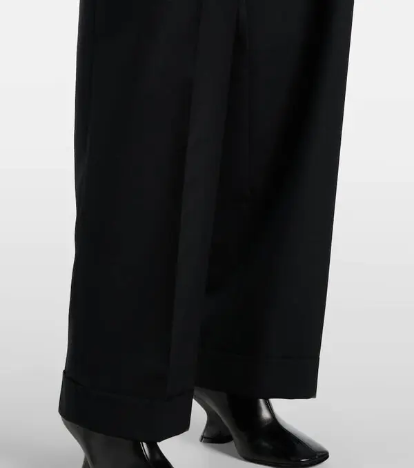 Dries Van Noten High-rise Wide-leg Wool Pants