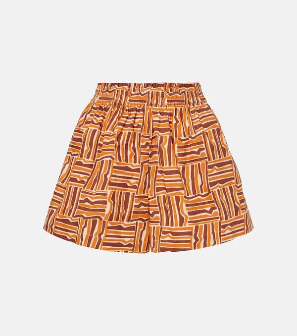 Faithfull The Brand Elva Printed Cotton Shorts