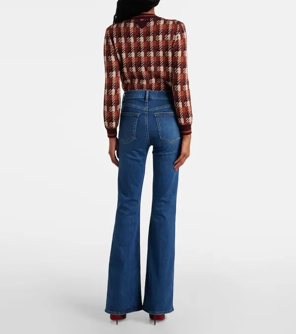 FRAME Le High Flare Jeans - Blue