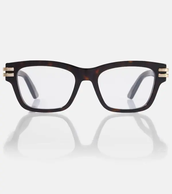 Dior Square Frame Glasses - Black