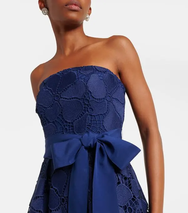 Elie Saab Lace Bustier Gown