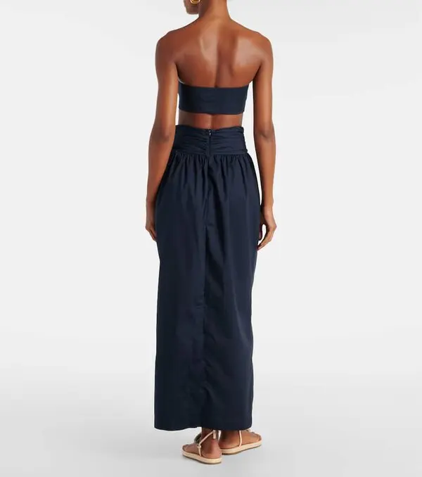 ADRIANA DEGREAS Cotton Maxi Skirt