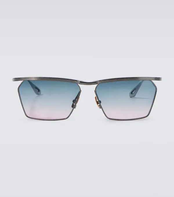 JACQUES MARIE MAGE Bresson Aviator Sunglasses - Black