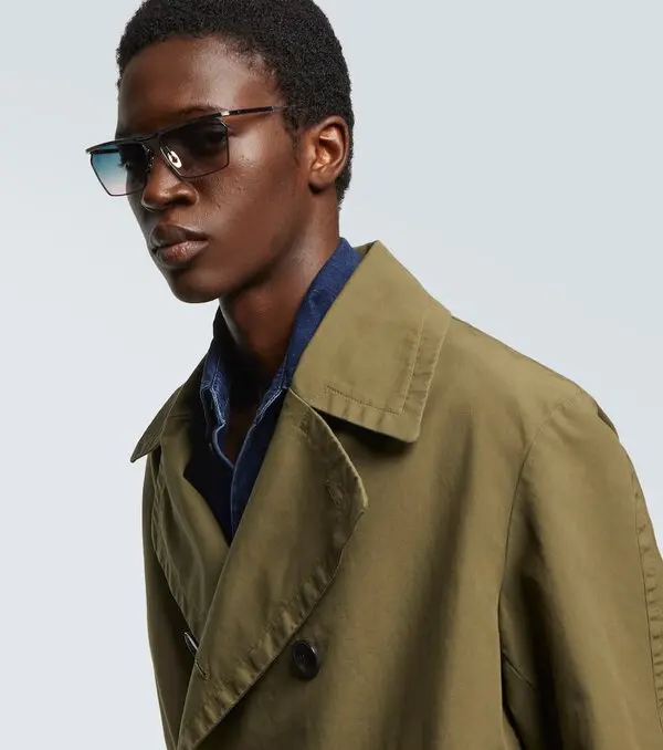 JACQUES MARIE MAGE Bresson Aviator Sunglasses