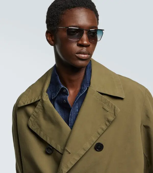 JACQUES MARIE MAGE Bresson Aviator Sunglasses