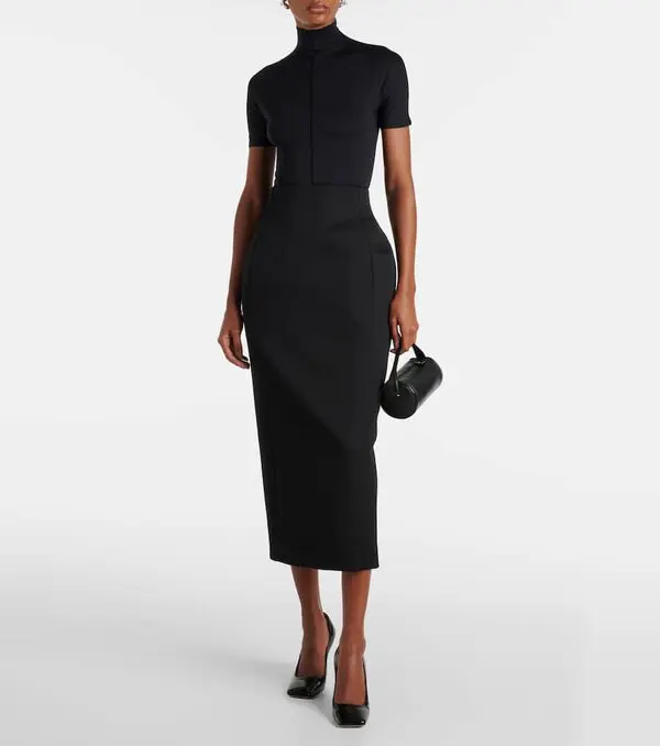 Wardrobe.NYC X Rhw Web Midi Skirt