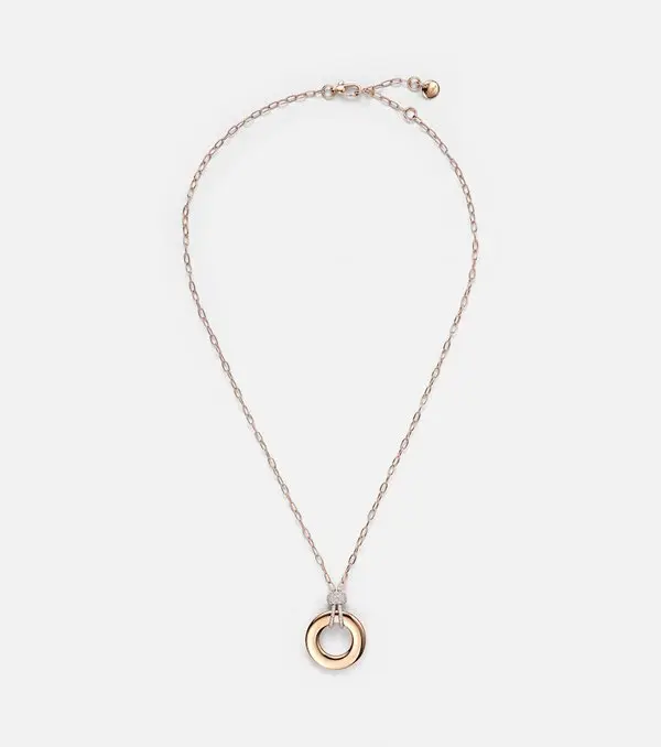Pomellato Iconica Pendant Necklace With Diamonds - Gold