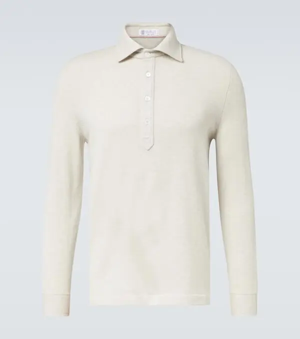 Brunello Cucinelli Cashmere Polo Sweater