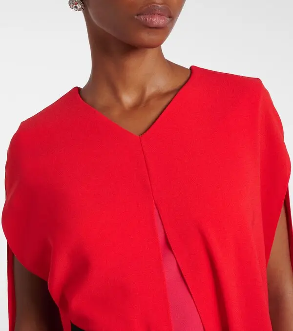 ROKSANDA Fyera Caped Maxi Dress