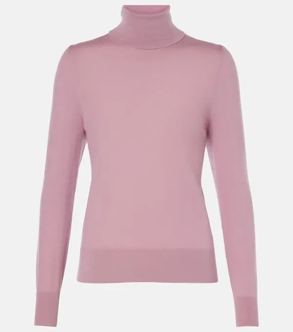 Dries Van Noten Wool Turtleneck Sweater - Pink