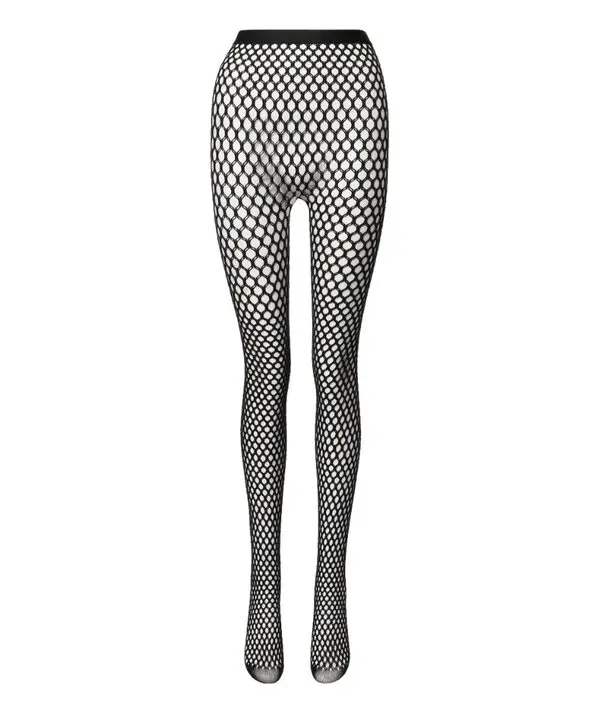 Wardrobe.NYC X Rhw Web Wool-blend Tights - Black
