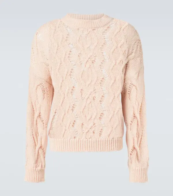 Our Legacy Cable Sonar Roundneck Wool Sweater