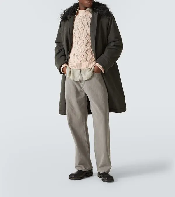 Our Legacy Cable Sonar Roundneck Wool Sweater